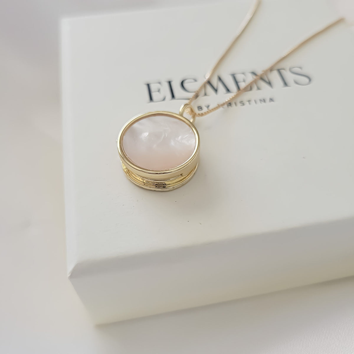 Round Pearl Locket Necklace. Gold Filled Non Tarnish Gift For Her ...